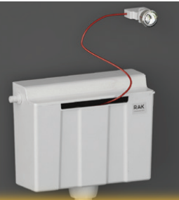 RAK-Ecofix Concealed Cistern for Furniture complete with Cable Operated ...